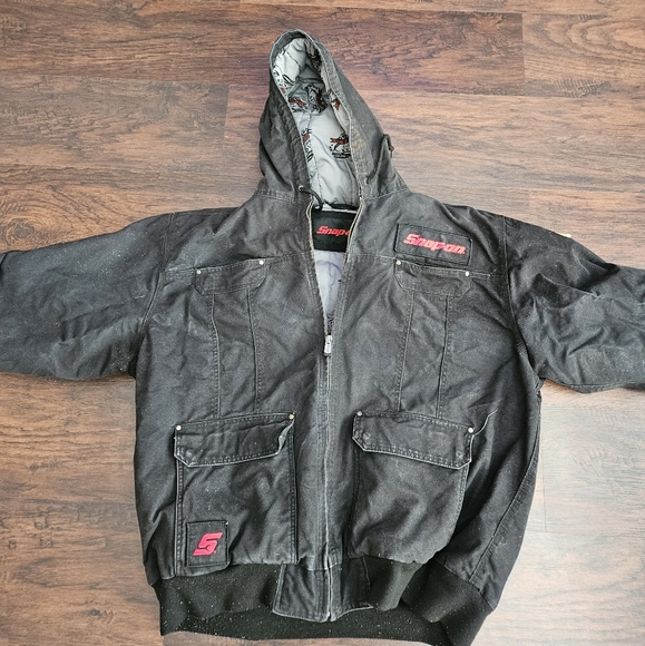 Snap-on | Jackets & Coats | Snapon Tools Us Flag Cotton Canvas Heavy ...